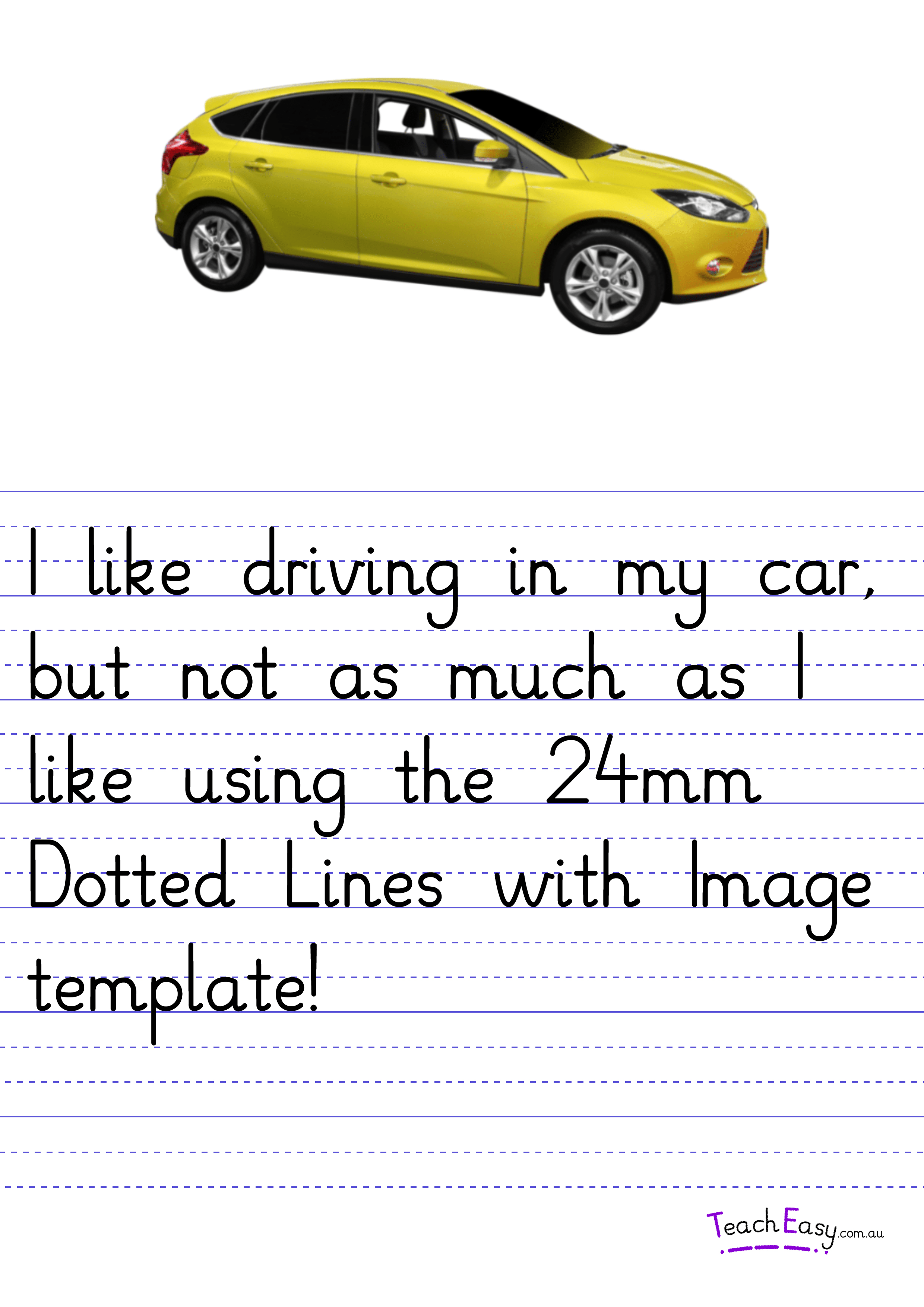 24mm Dotted Thirds with Image - Teach Easy