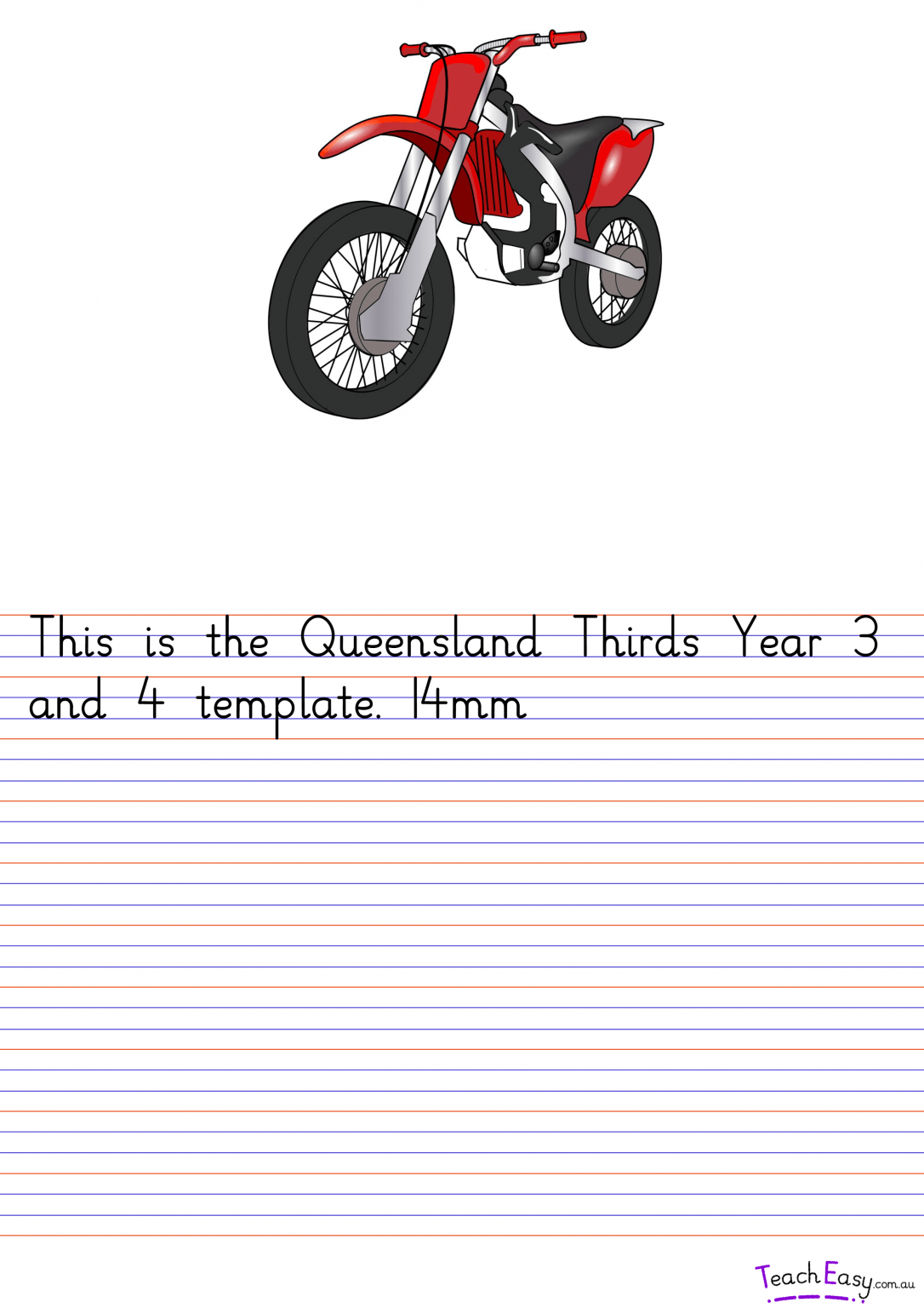 Writing Resources Page - Teach Easy