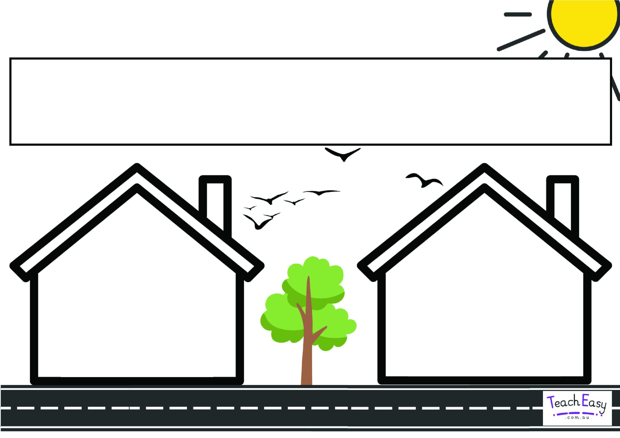 Two Sound Houses Colour - Teach Easy