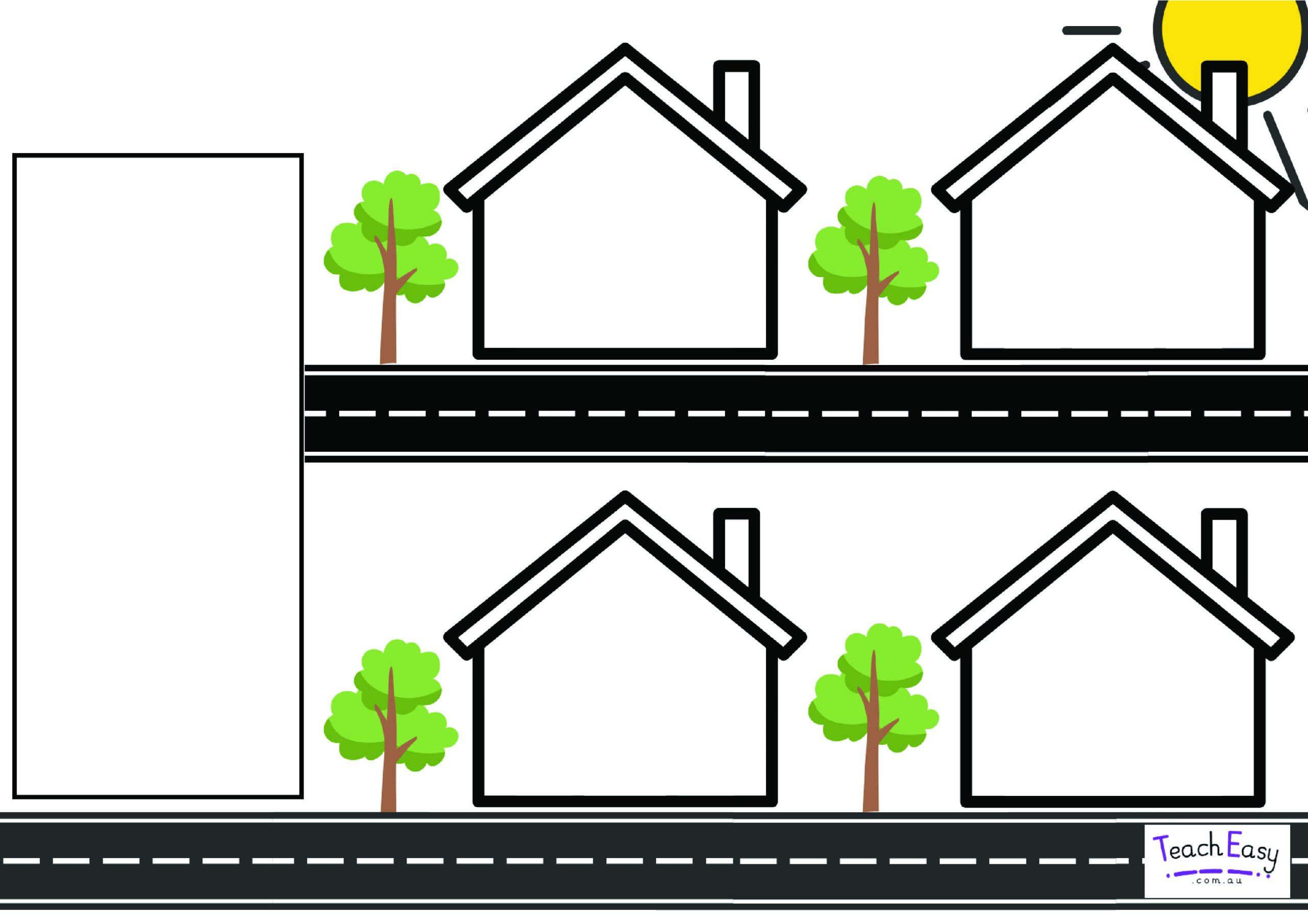 Four Sound Houses Colour - Teach Easy